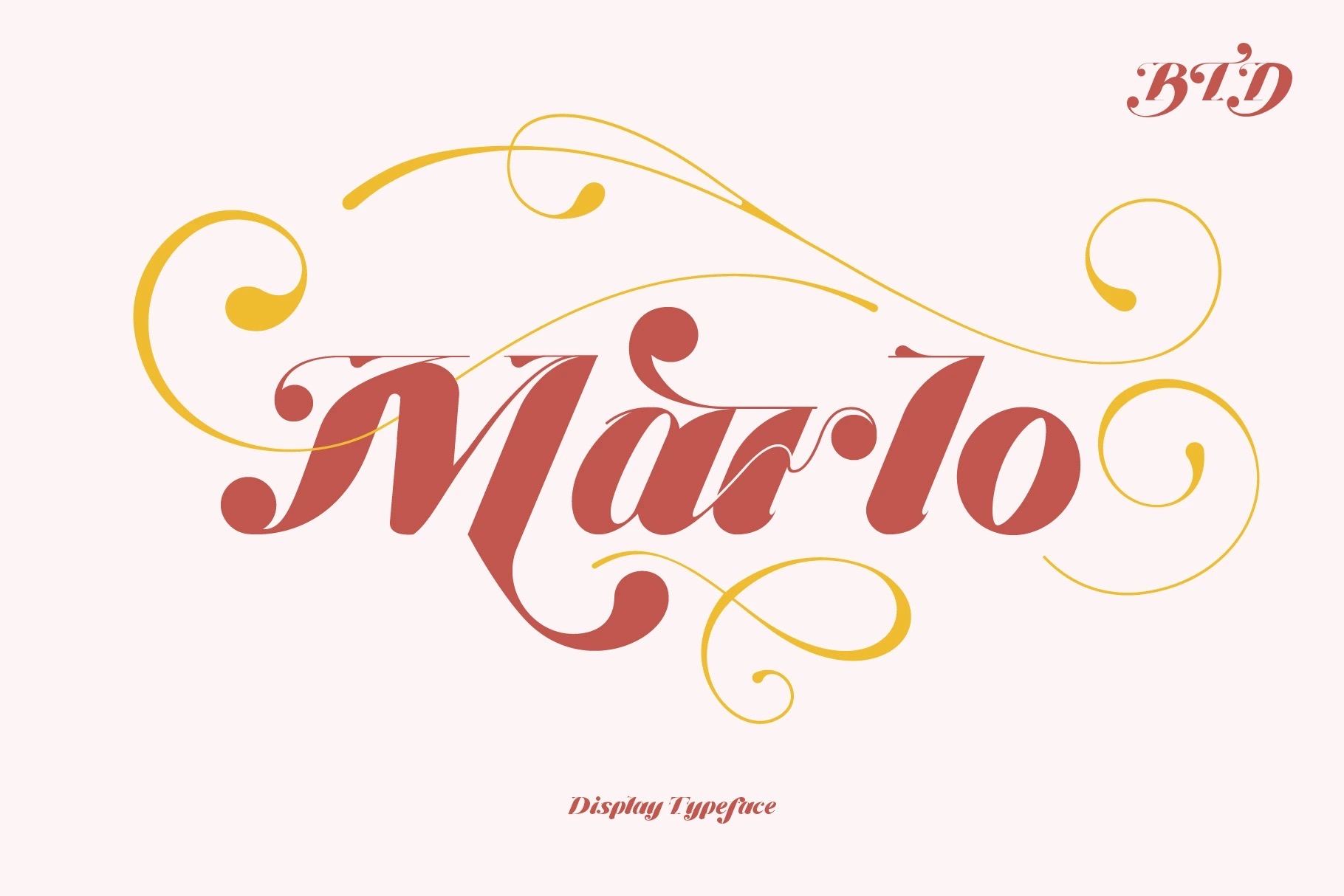 Marlo - types with ornaments - Burntilldead Studio