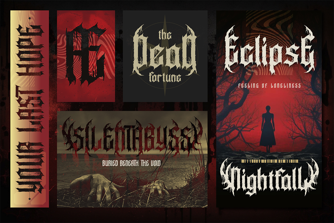 Decoding Metal, Black Metal, and Death Metal Fonts - Burntilldead Studio